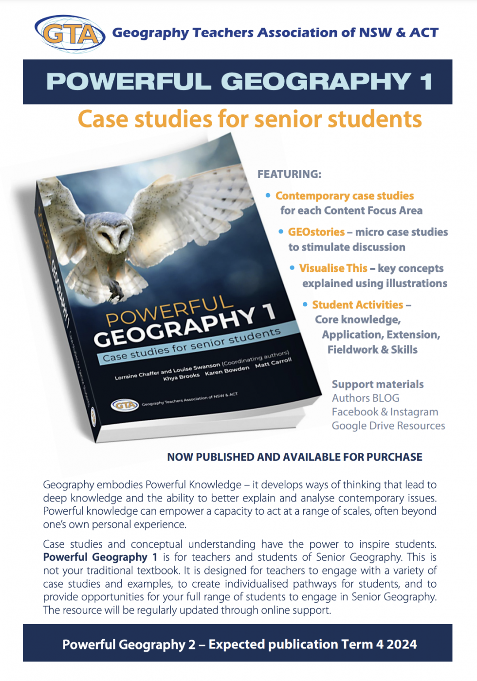 Teaching Resources – Australian Geography Teachers Association (AGTA)